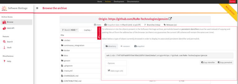 Software preservation: a stepping stone for software citation ...