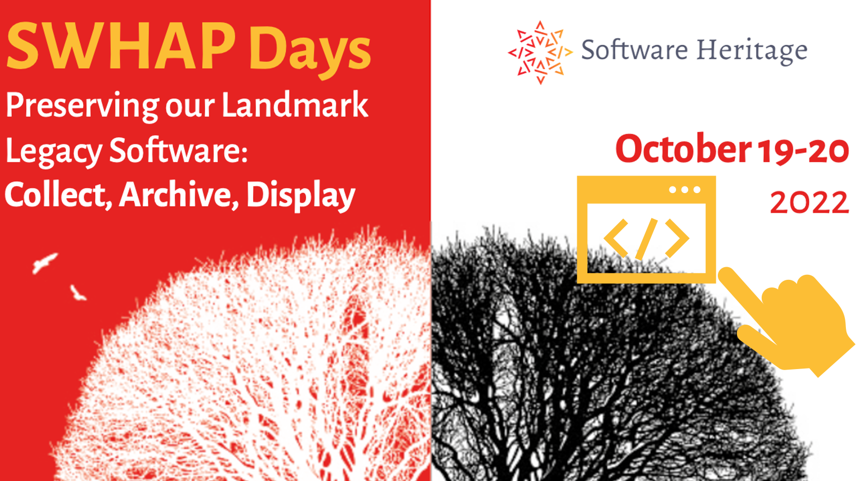 The SWHAP Days 2022 webpage is out! - Software Heritage