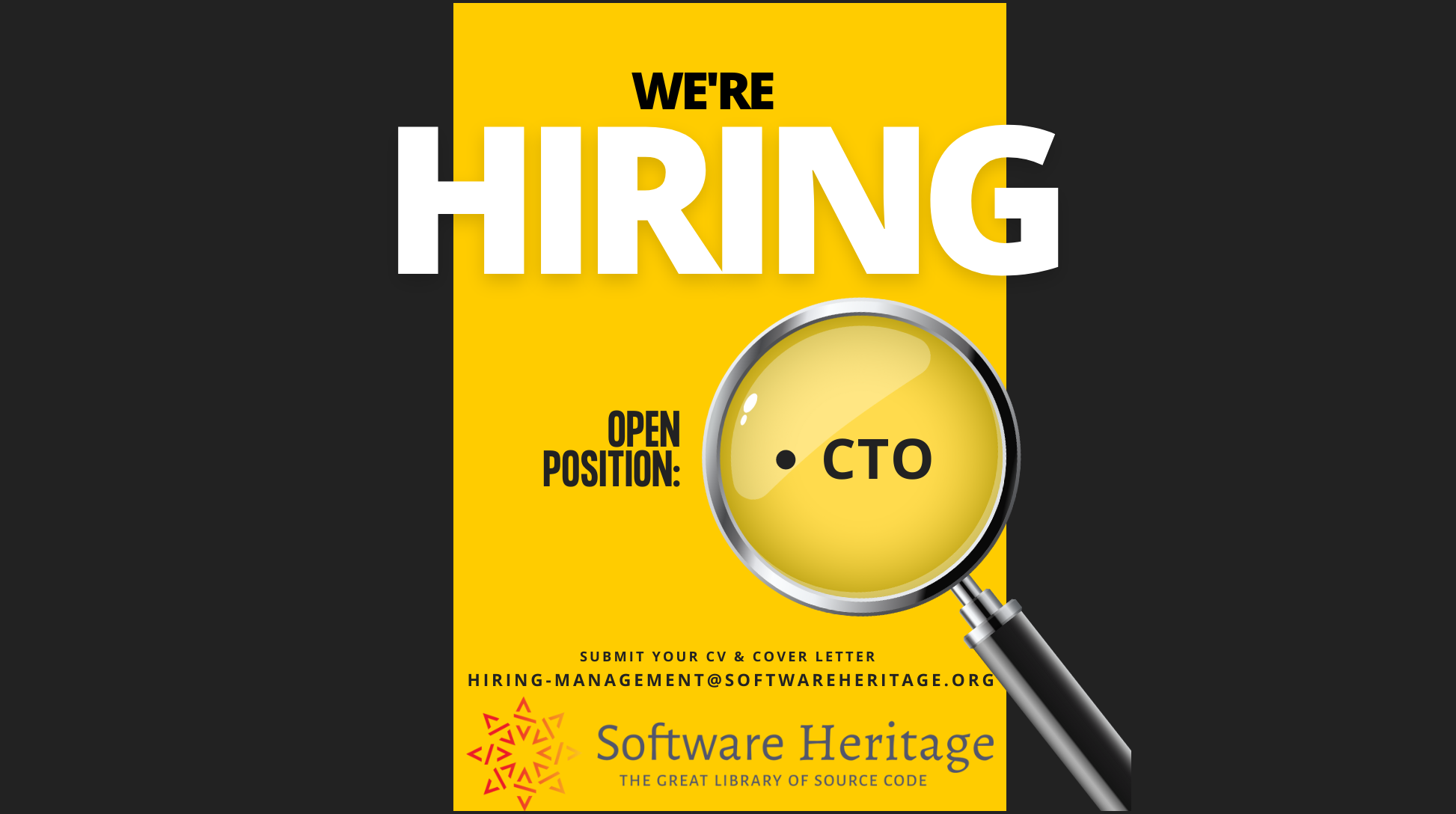 Software Heritage Expands Research Focus and Seeks New CTO - Software Heritage